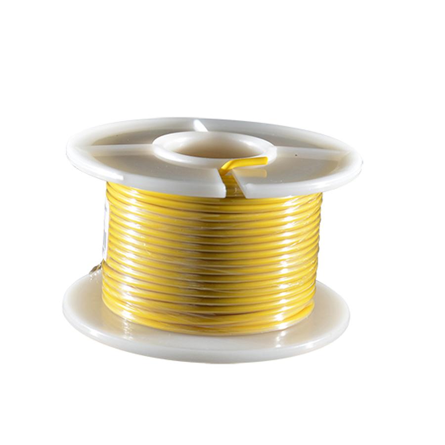 SPARK PLUG WIRE SECTION 0.75mm YELLOW - ROLLER 25 M