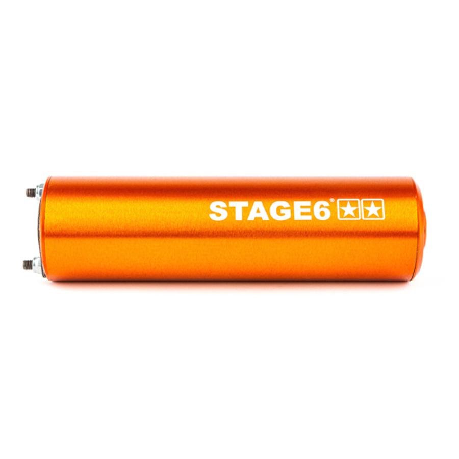 SILENCIEUX / CARTOUCHE MECABOITE STAGE6 ALU PASSAGE GAUCHE ORANGE