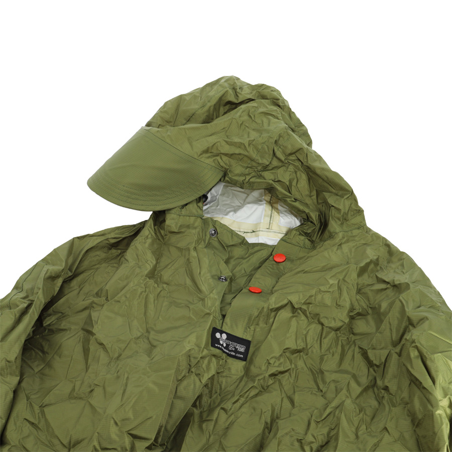 Spad de ville Poncho protection pluie spad fulap olive t unique ...