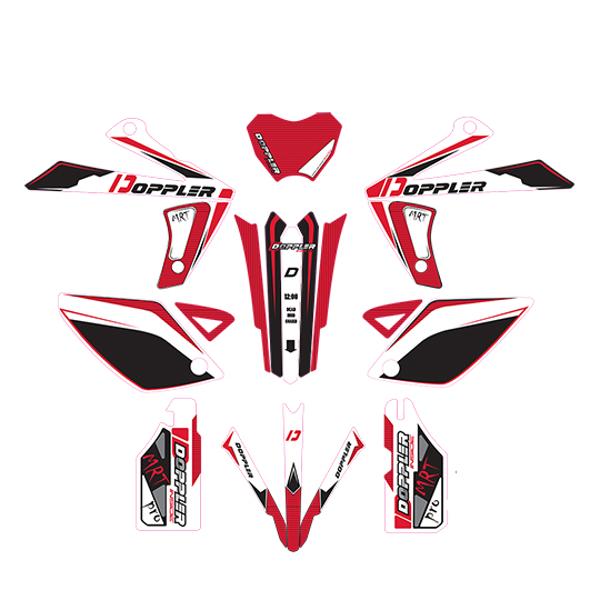 KIT DECO / AUTOCOLLANT DOPPLER ADAPT. RIEJU MRT / MRT PRO / MARATHON ...