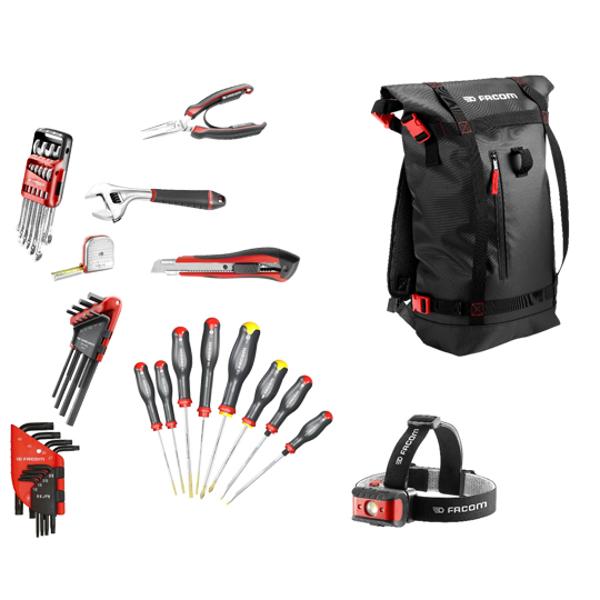 40 OUTILS FACOM + SAC A DOS - PACK POLYVALENT J.O 2024